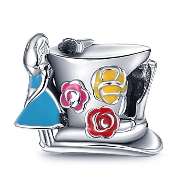 Jewelry | New Pandora Disney Alice In Wonderland The Mad Hatters Tea ...